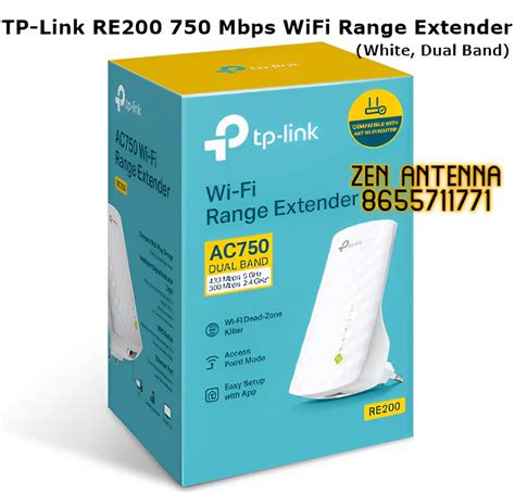 Tp Link Re Mbps Wifi Range Extender White Dual Band Model Name Number N At