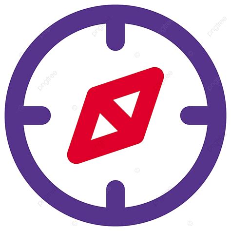Compass For The Navigation With Needle North Service Direction Png