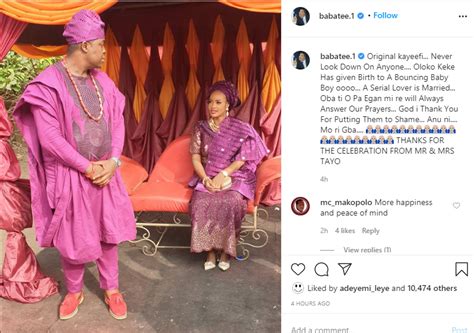 After Two Failed Marriages Comic Actor Baba Tee Breaks Good News