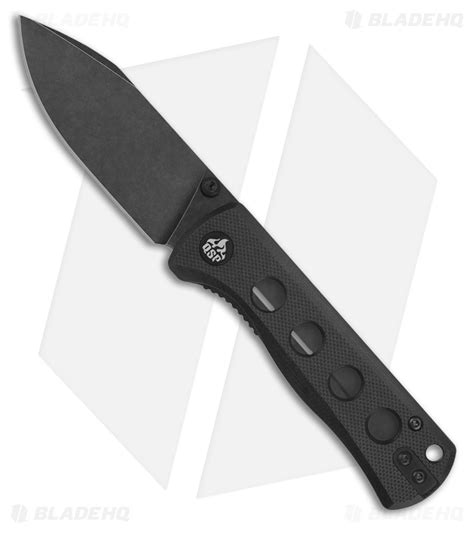 Qsp Canary Folder Liner Lock Knife Black G 10 Black Sw