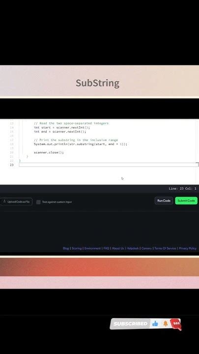 Substring Hackerrank Coding Challenge Dsacoding Hacker Viralvideo