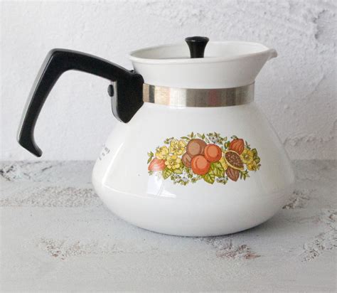 Corningware Spice Of Life Teapot Model P104 B