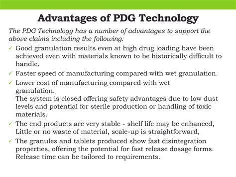 Advanced Granulation Technology Pptx