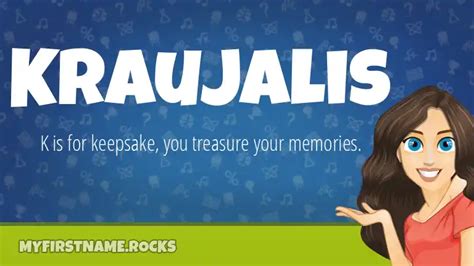 Kraujalis First Name Personality And Popularity
