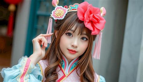 Beauty Girls Japan Cute Cosplayer Premium Ai Generated Image