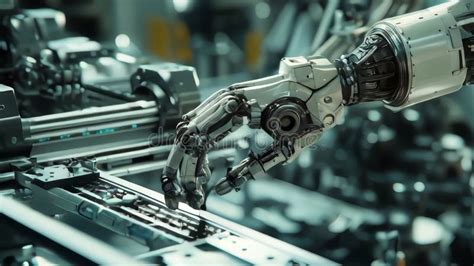 Robotic Arm Assembling Components In Factory Stock Footage Video Of