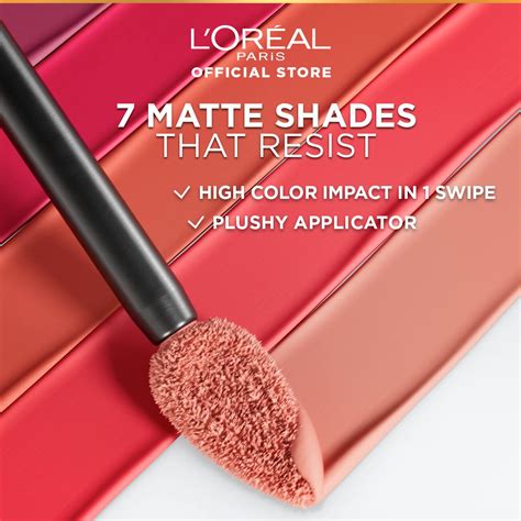 Loréal Paris Infallible Matte Resistance Liquid Lipstick For 16h Long Lasting Matte Lips