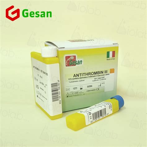 Antithrombin Iii 40 10 Ml Biolab Diagnostics
