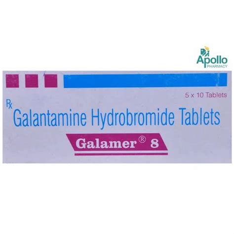 8mg Galantamine Hydrobromide Tablets At Best Price In New Delhi