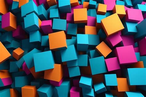 Premium Photo Geometric Abstraction For Background 3d Rendering