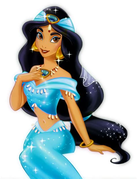 Princess Jasmine In Blue 1 By Mermaidmelodyedits On Deviantart