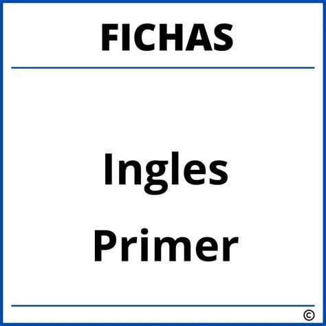 Fichas De Las Vocales Para Niños De Primer Grado
