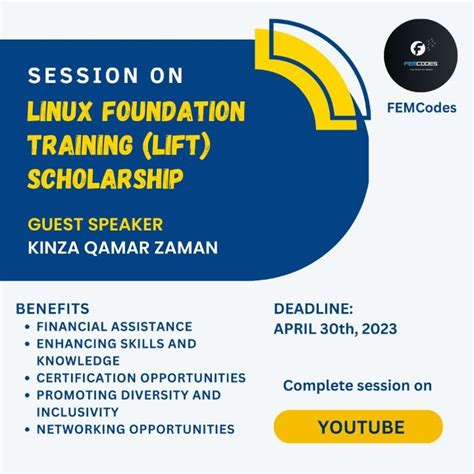 Femcodes On Linkedin Linux Opportunity Linuxfoundation Liftscholarship Lfxmentorship