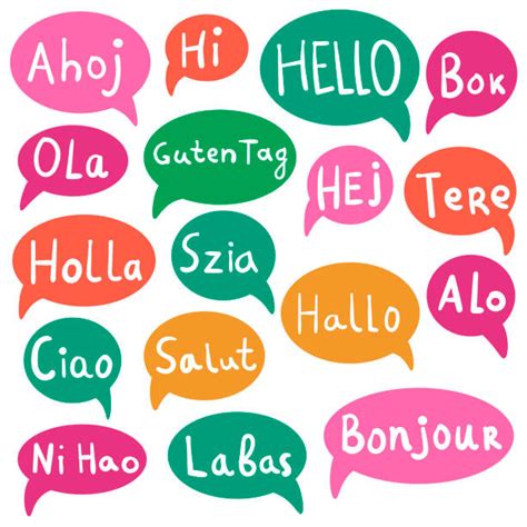1600 Hello In Different Languages Stock Illustrations Royalty Free
