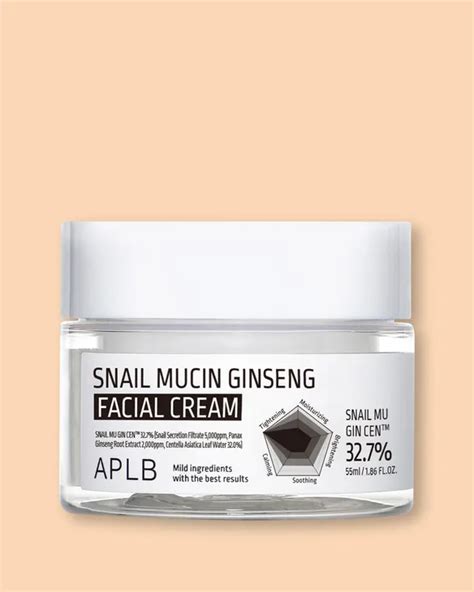Aplb Snail Mucin Ginseng Facial Cream Creams Ksisters 👯‍♀️