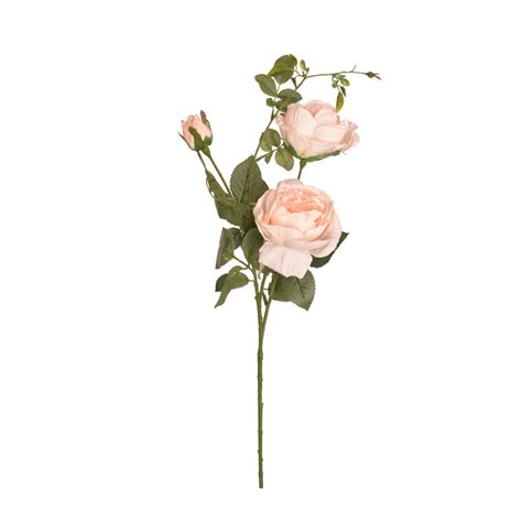 Artificial Multi Blossom Pink Rose Stem The Home Quarter