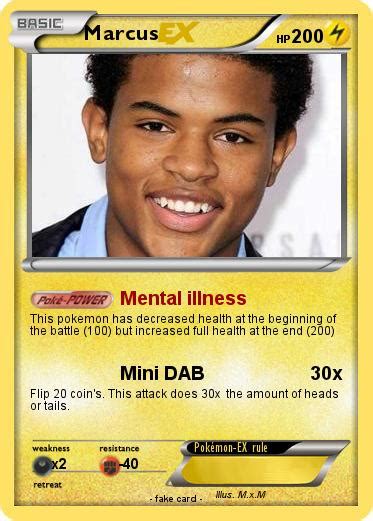 Pokémon Marcus 408 408 Mental Illness My Pokemon Card