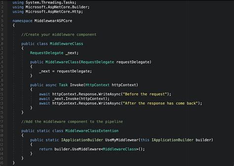 How To Build Custom Middleware Components In Core By