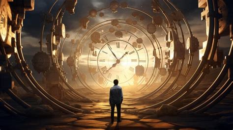 Premium Photo In A Future Where People Can Manipulate Their Own Perception Of Time