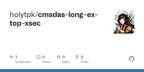 Github Holytpkcmsdas Long Ex Top Xsec