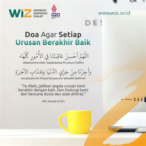 Doa Agar Setiap Urusan Berakhir Baik Wahdah Inspirasi Zakat
