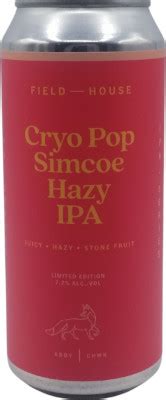 Field House Cryo Pop Simcoe Hazy Ipa Greenrock Liquor