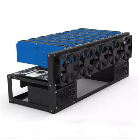 Mining Frame Châssis 8 Gpu Pour Btc S37 B75 B85 Happy Mining