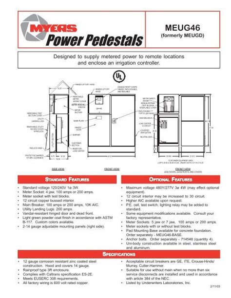 Meug46 Rev Gf Pmd Myers Power Products Inc