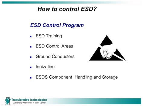 Electrostatic Discharge Basics By Transforming Technologies