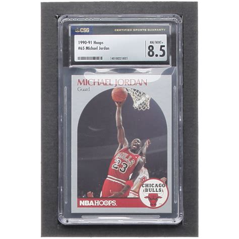 Michael Jordan 1990 91 Hoops 65 Csg 85 Pristine Auction