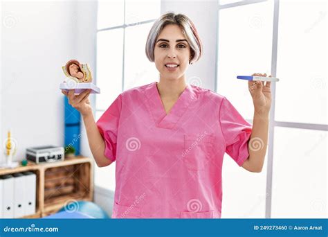 Chiropractic Test Plastic Vertebral Columns Stock Image Cartoondealer