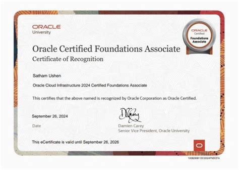 Satham Ushen On Linkedin Oraclecloud Cloudcomputing Hexaware