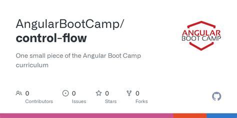 Github Angularbootcampcontrol Flow One Small Piece Of The Angular Boot Camp Curriculum