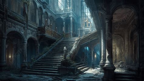 Inside Dark Castle Background