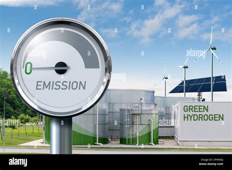 Green Hydrogen Production With Zero Emissions Concept High Quality
