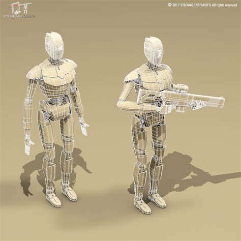 Sci Fi Droid 3d Model Cgtrader