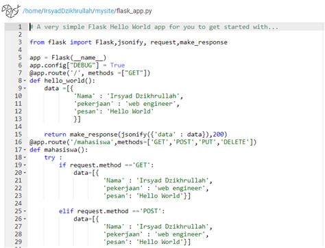 Implementasi Pythonanywhere Dan Melakukan Hosting Di 000webhost By