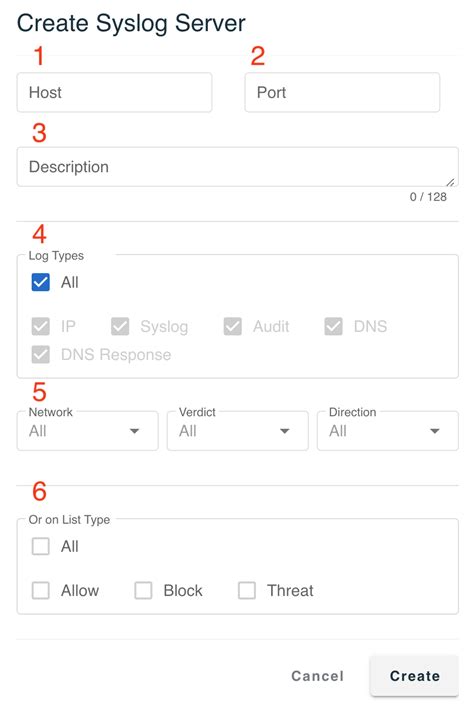 Threater Enforce Syslog Export Configuration And Formats Threater