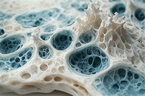 Bacterial Colonies Under A Microscope Featuring Organic Patterns