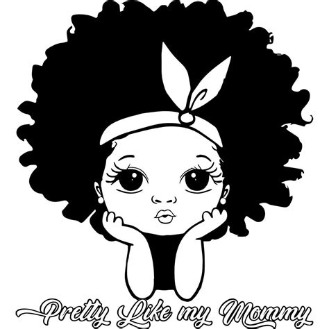 Pretty Like My Mommypeekaboopeekaboo Girlcute Black Afric Inspire