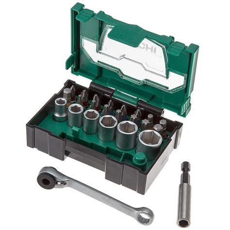 Hikoki 24 Piece Stackable Socket Bit Set