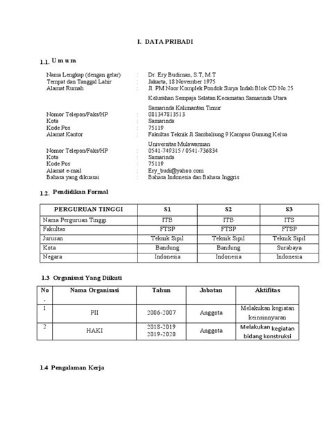 Cv Ery Budiman Pdf