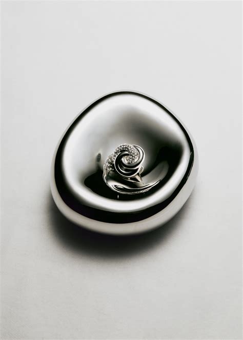 Linked Hoop Earrings With Crystals Women Mango Vietnam