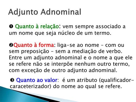 Adjunto Adnominal E Complemento Nominal Exemplos Fdplearn