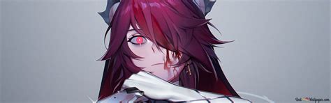 Devil Killer Anime Girl Rosaria Genshin Impact 2k Wallpaper Download