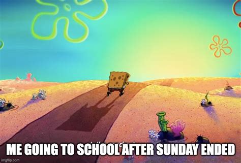 I Hate School After Sunday Imgflip