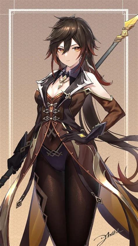 Original Genshin Impact Zhongli Gender Bend By 2wa R Animelegs