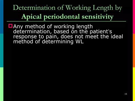 Endometrics Root Canal Working Length Determination Ppt