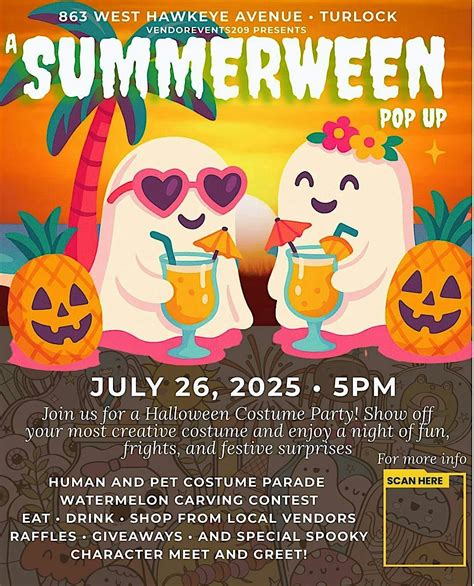 Summerween Pop Up Happy Claw Arcade Turlock 26 July 2025