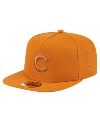 New Era Mens Orange Chicago Cubs Color Pack A Frame 59fifty Fitted Hat